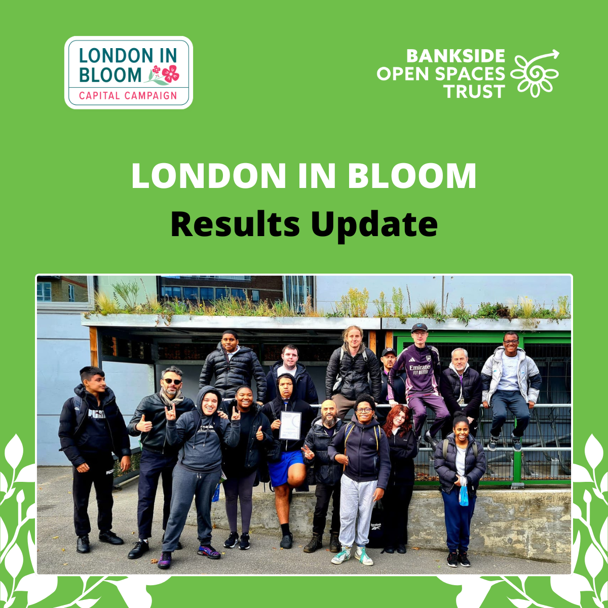 Bankside Strikes Gold at London in Bloom 2025 | Bankside Open Spaces Trust